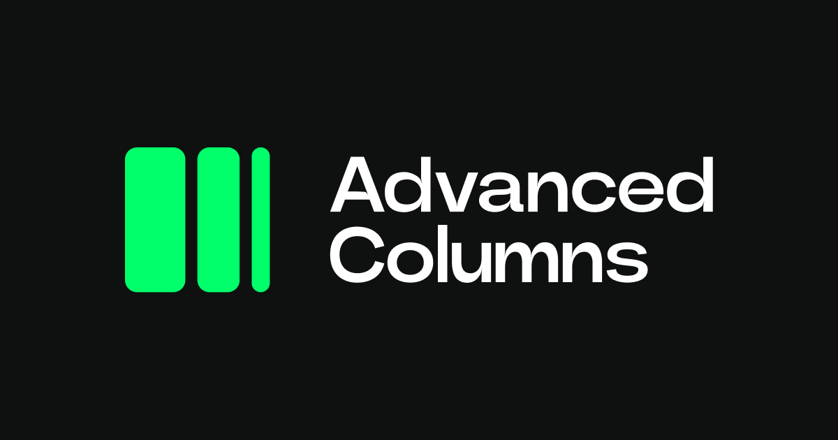 Professional layout management for WordPress - Advanced Columns